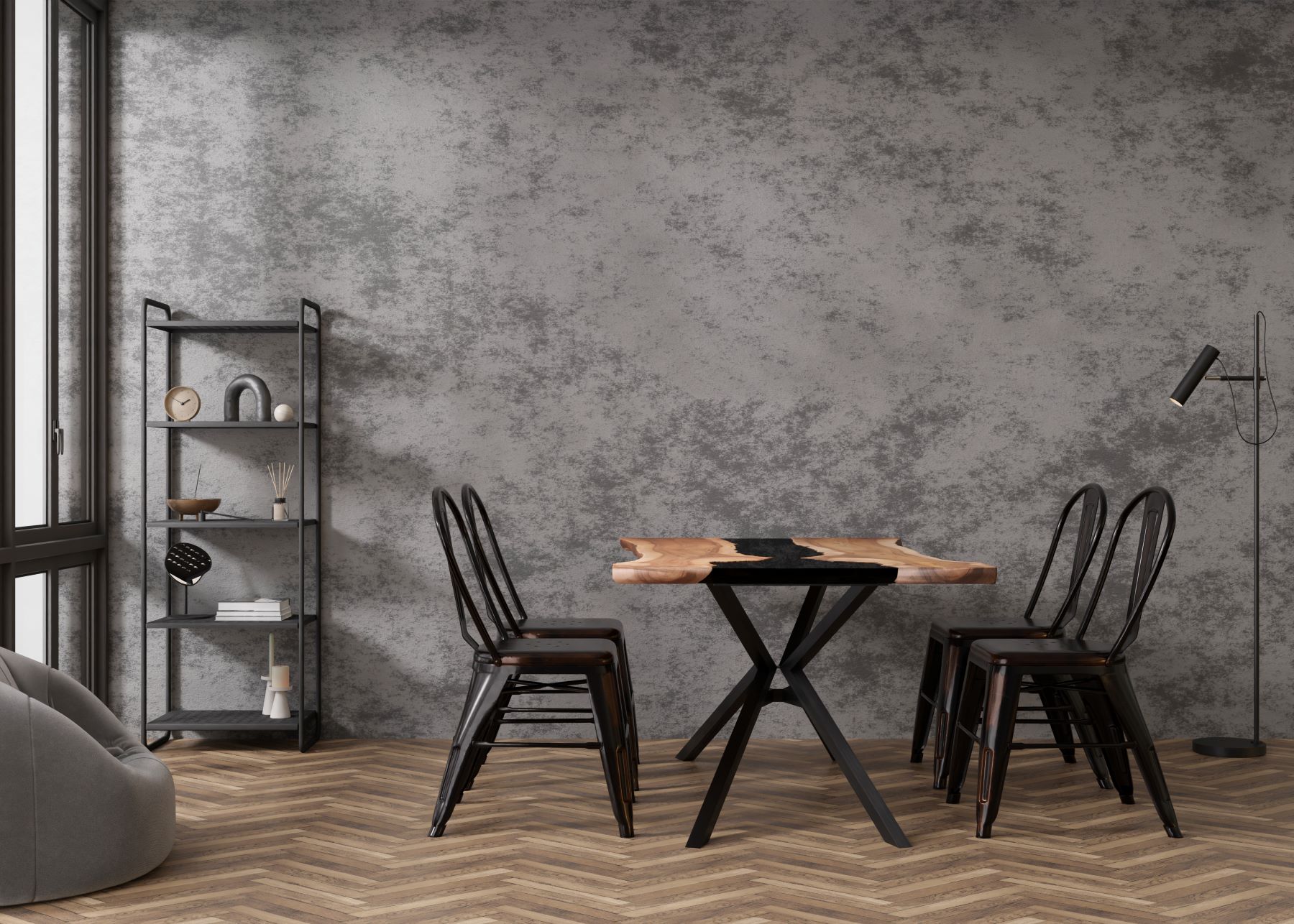 Farba strukturalna – aranżacje